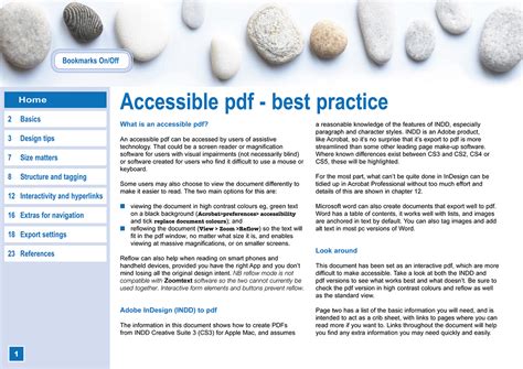 Twenty Three Page Interactive Pdf Manual With Background Information