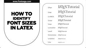 How To Identify Font Sizes In Latex Follow This Guideline