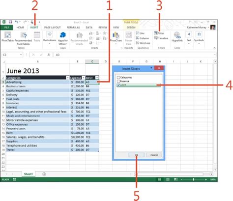 Excel 2013 Managing And Analyzing Data