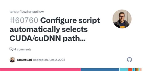 Configure Script Automatically Selects Cudacudnn Path Instead Of