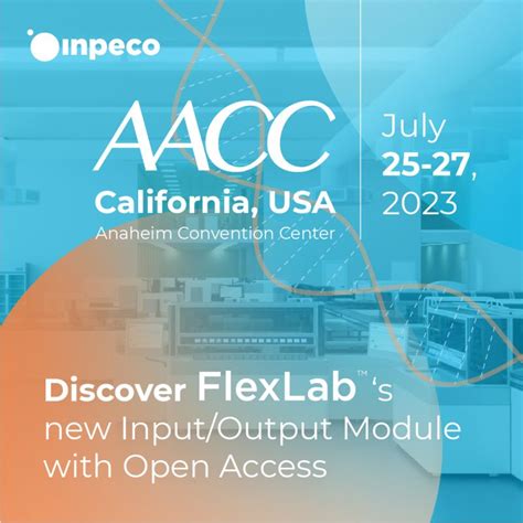 Inpeco On Linkedin 2023aacc Inpeco Tailormadeautomation Flexlab