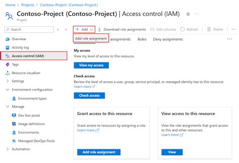 Manage A Dev Box Project Microsoft Dev Box Microsoft Learn