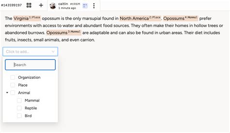 Label Studio — Taxonomy Data Labeling Template