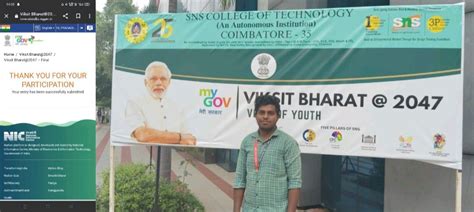 Pragadeeshwaran T On Linkedin Ideas4viksitbharat Snsinstitutions