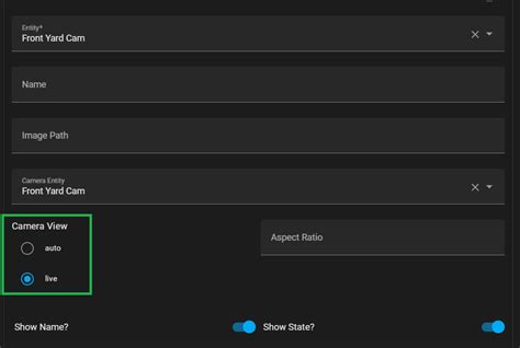 Using The New Cameraview Live In My Current Configuration Page 3 Configuration Home