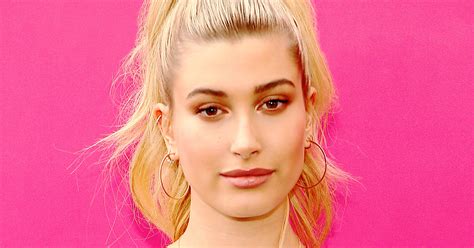 Hailey Baldwin Hair Natural Color Bangs Instagram