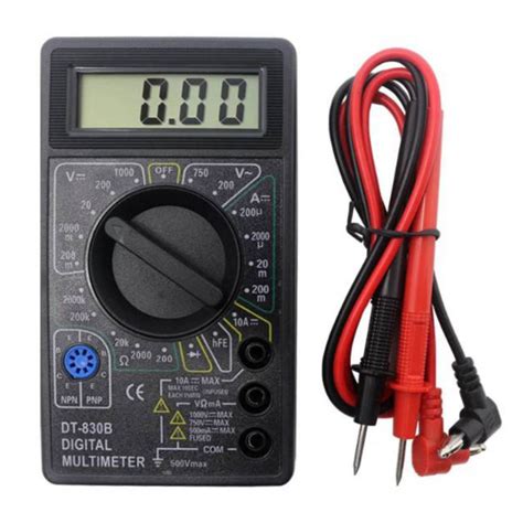 Multimeter Digital Multitester Avometer Tipe Dt 830b Alat Pengukur
