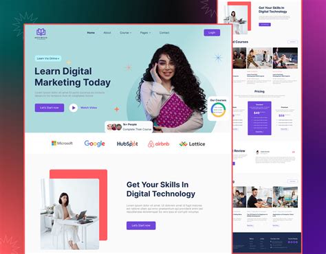 E Learning Website Interface Design On Behance