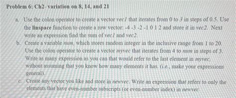 solved problem 6 ch2 variation on 8 14 and 21 a use the