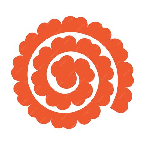 Premium Vector Rolled Paper Flower Templates Svg Vector For Cutting