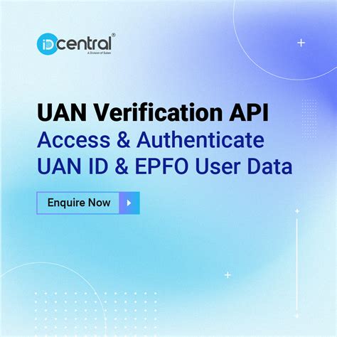 Uan Verification Api Idcentral