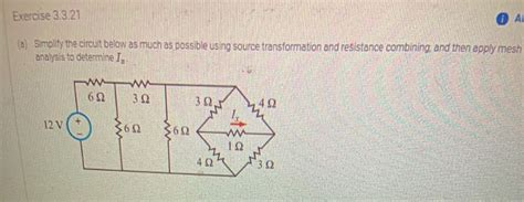 Solved Mesh Analysis Please Solve This Problem Using Mesh