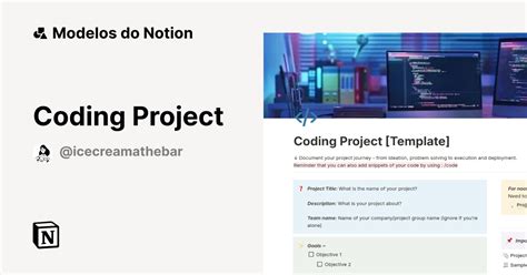 Modelo Coding Project Marketplace Do Notion