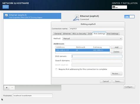 Centos 7 Netinstall Guide