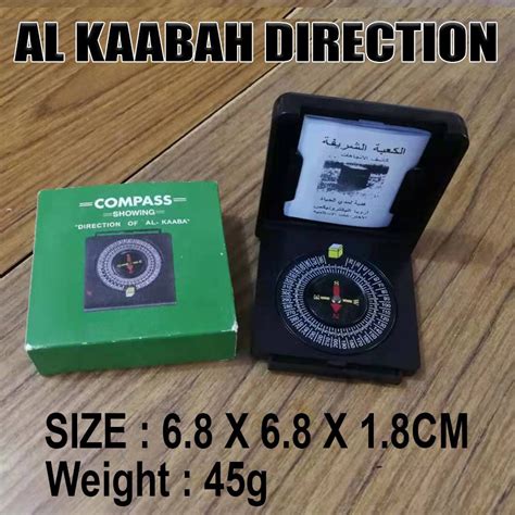 Ready Stock Al Kaabah Direction Compass Showing Direction Of Al