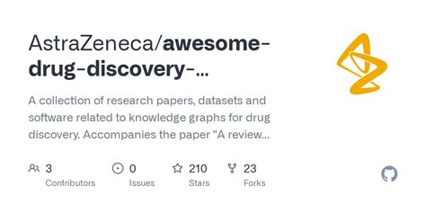 Awesome Drug Discovery Knowledge Graphs Chapters Source Datasets Md At Main AstraZeneca