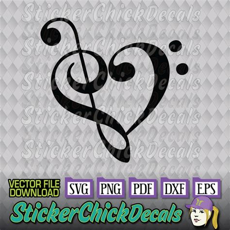 Bass Clef Pattern Etsy