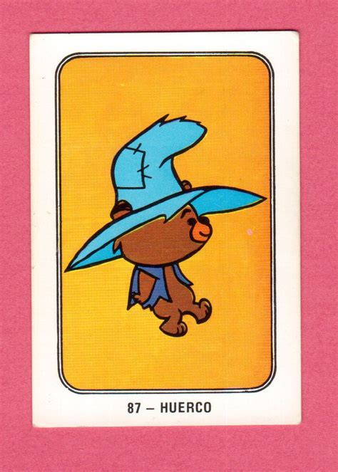 Hillbilly Bears Shag Vintage 1960s Hanna Barbera Cartoon Card From