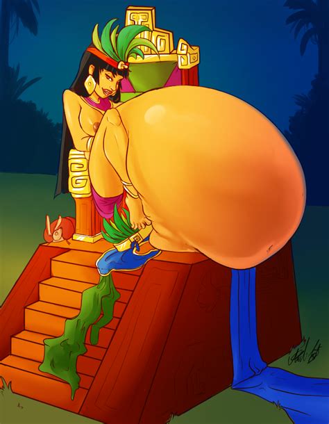 Rule 34 1girls Belly Big Belly Breasts Chel Dark Skinned Female Dark Skin Dreamworks Earrings