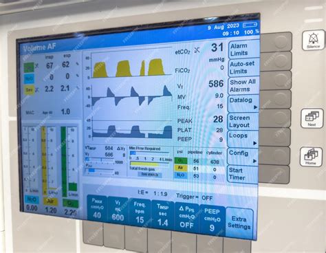 Premium Photo Hospital Monitor Symbolizes Vital Signs Patient Care And Medical Intervention