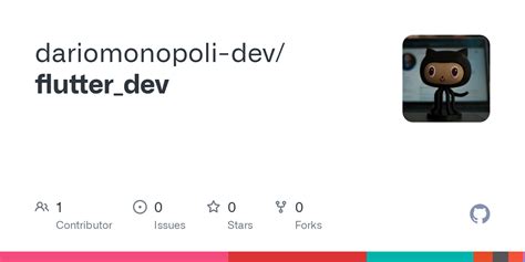 Github Dariomonopoli Devflutterdev