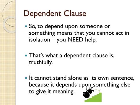 Ppt Dependent Clauses Powerpoint Presentation Free Download Id 2861879