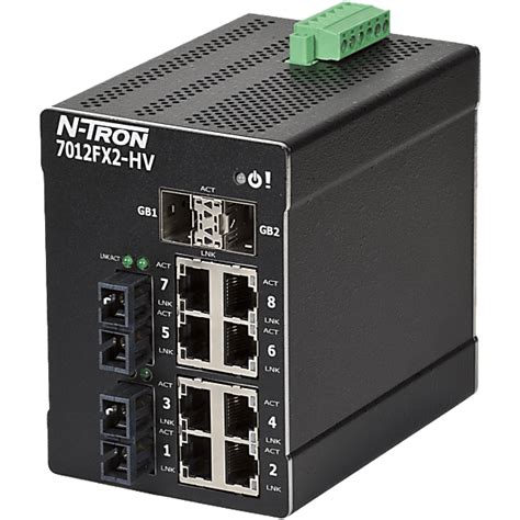 N Tron FXE SC HV Managed Port Industrial Ethernet Switch