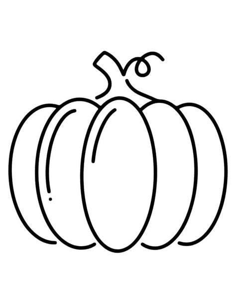 Pumpkin Outline Clip Art Free