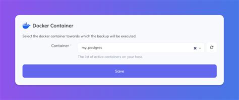 Docker Database Backups