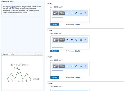 Solved The Figure Figure Shows The Probability Density Chegg Com
