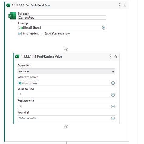 For Each Excel Row Replace One Character With Another In A Certain Cell