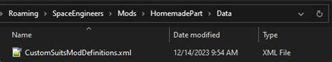 Space Engineers Custom Suits Mod Modding Guide