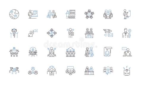Regulation Line Icons Collection Compliance Oversight Enforcement Standards Governance