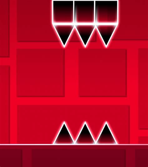 Geometry Dash Triple Spike Blank Template Imgflip