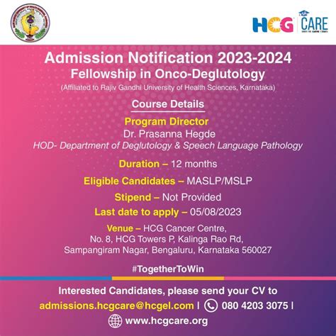 Prasanna Hegde On Linkedin Application Open For Rajiv Gandhi University Of Health Sciences…