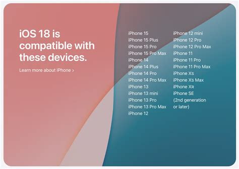 Ios18支援機型清單一覽！僅6款iphone才能實現全功能 瘋先生