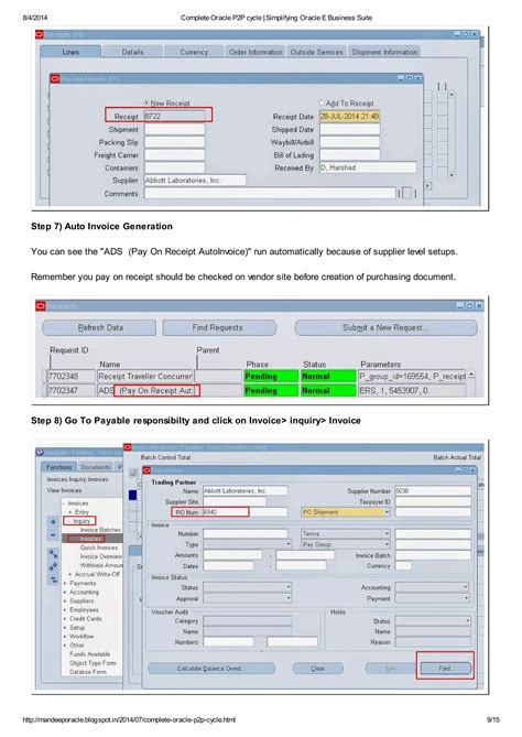 Complete Oracle Procure To Pay Cycle Pdf
