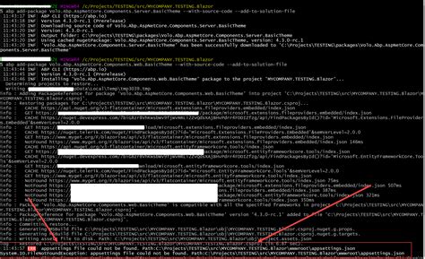Cant Add Basic Theme To Solution Blazor Server · Issue 8330 · Abpframeworkabp · Github