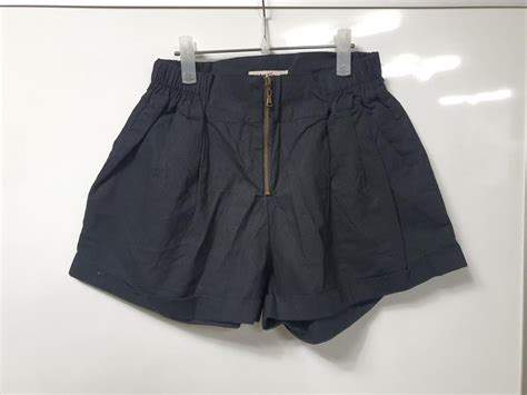 여성 면반바지 숏팬츠 허리밴드 찢청 데님 핫팬츠 세컨웨어헬로마켓