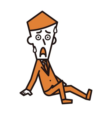 무서운 사람 남성의 그림 무료 일러스트 소재집 Kukukeke