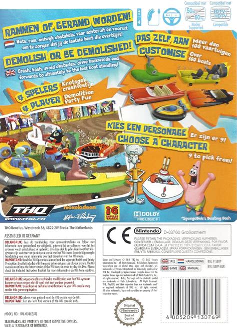 Spongebobs Boating Bash Box Shot For Ds Gamefaqs