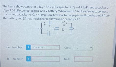 Solved The figure shows capacitor C μF capacitor Chegg