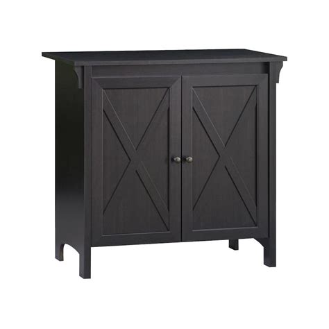 Maestro Furniture Tyann 2 Door Sideboard Multi Purpose Low Cupboard Storage Cabinet Espresso