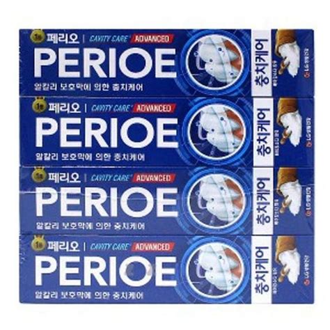 150gx4개입 페리오 엘지생활건강 치약 캐비티케어 구취제거 신세계적 쇼핑포털 Ssg Com