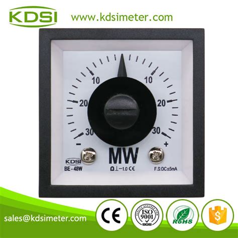 Square Type Be 48w Dc 5ma 30mw Wide Angle Dc Analog Amp Panel Mw