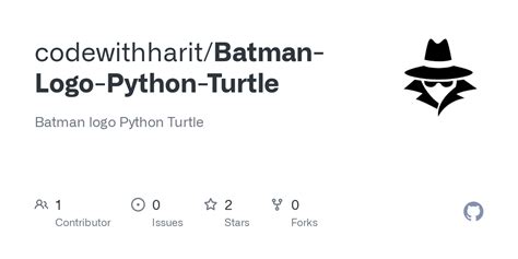 Github Codewithharitbatman Logo Python Turtle Batman Logo Python Turtle