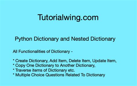 Tutorialwing — Map Function In Python Map With Example