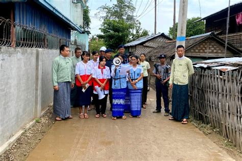 မင်းဘူးမြို့၌ ရေဘေးအန္တရာယ်ကြိုတင်ကာကွယ်ရေး အသိပညာပေးခြင်းလုပ်ငန်းများ
