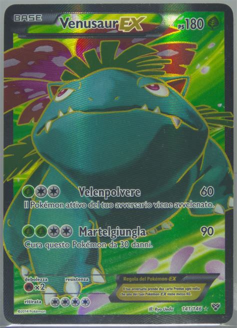 Full Artvenusaur Ex Italian 141 2014 Pokemon Xy Pokémon Card Data