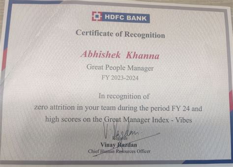 Abhishek Khanna On Linkedin Hdfc Teamwork